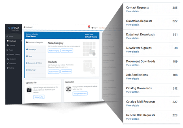 Website Builder for the Manufacturing Industry | BuildBot.io